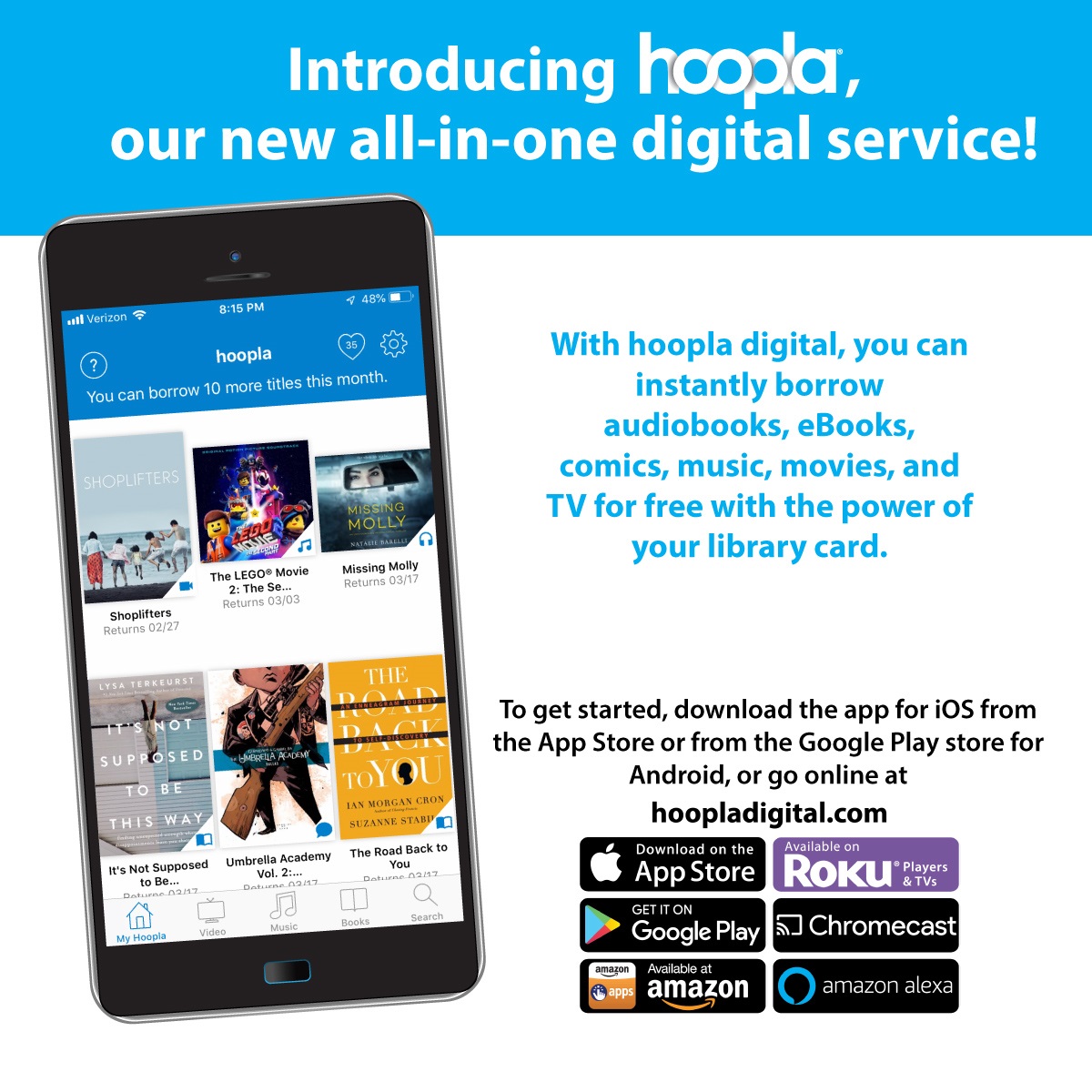 Hoopla — Ray Township Public Library